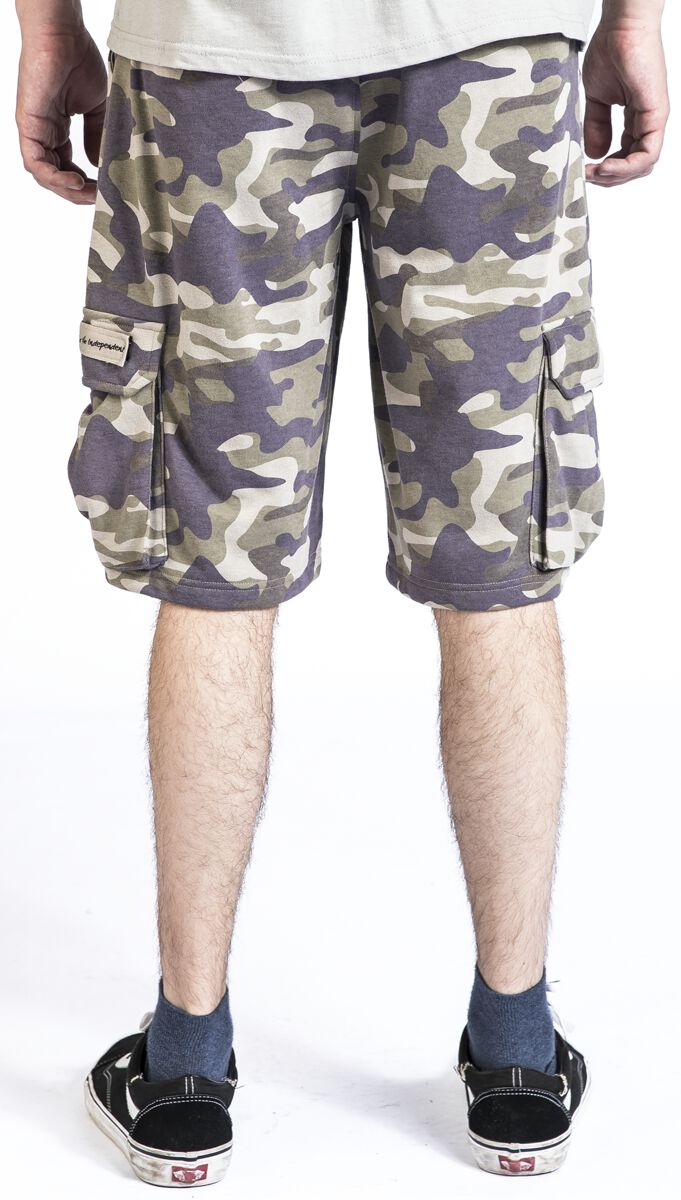 Kamufláž teplákové šortky | Black Premium by EMP Kraťasy | EMP