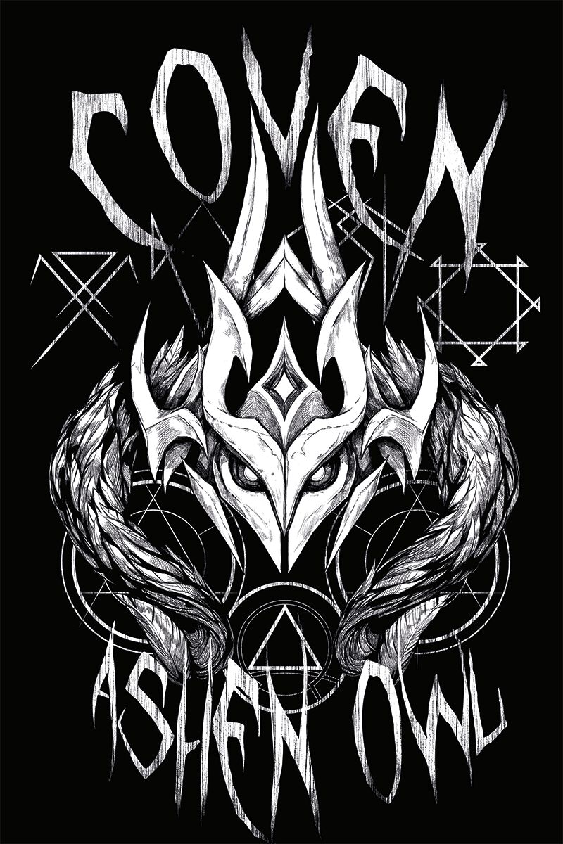 Coven - Ashen Owl | League Of Legends Tričko | EMP