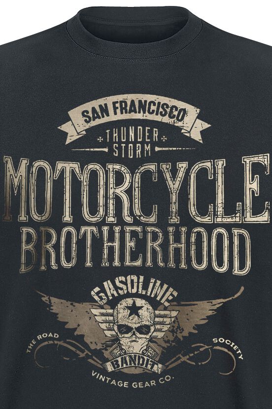 Motorcycle Brotherhood | Gasoline Bandit Tričko | EMP