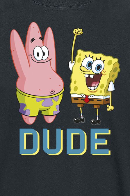 Patrick and SpongeBob - Dude | SpongeBob SquarePants Tričko | EMP