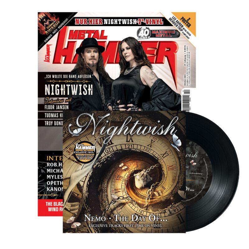 METAL HAMMER-Ausgabe 10/2024 inkl. Nightwish-7“ Vinyl | Nightwish ...